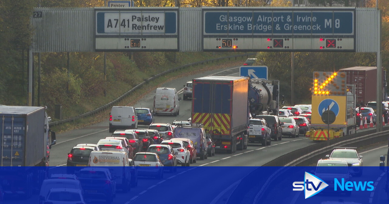 M8 rush-hour delays after two crashes in North Lanarkshire and West Lothian | STV News