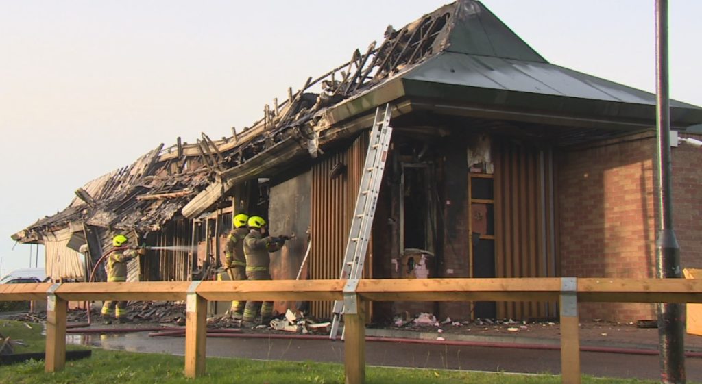 Pictures show aftermath inside Monifieth McDonald's restaurant gutted ...