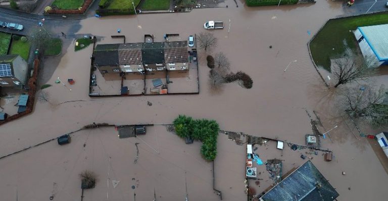 Homes in Fife town flooded by Storm Gerrit just days after Christmas ...