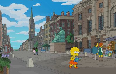 The Simpsons visit Scotland: Karen Gillan and Belle and Sebastian star ...