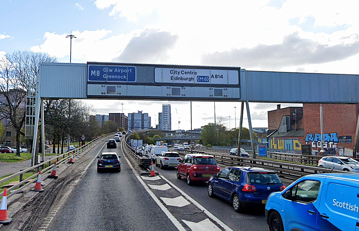 Clydeside Expressway to M8 ramp to close amid emergency gas repairs ...