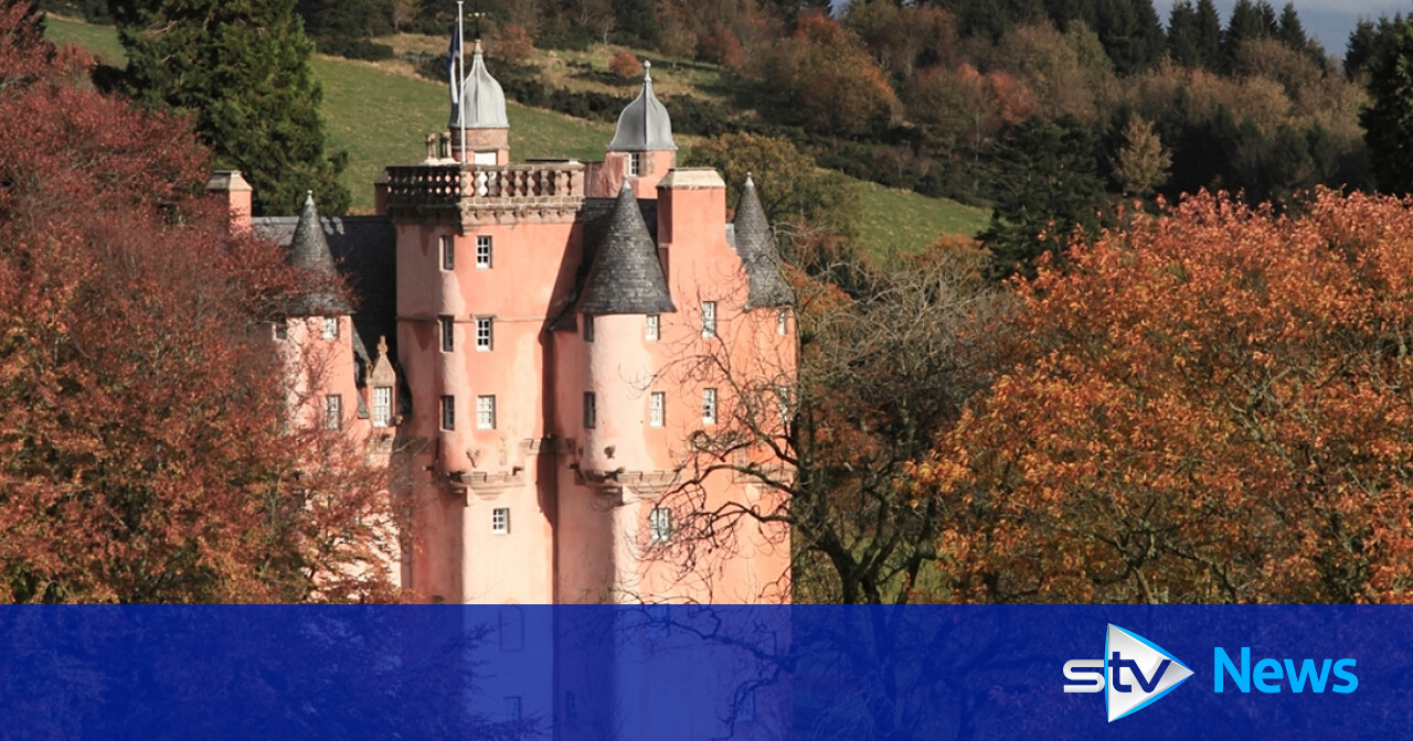 Iconic Scottish castle that inspired Walt Disney restored to pink ...