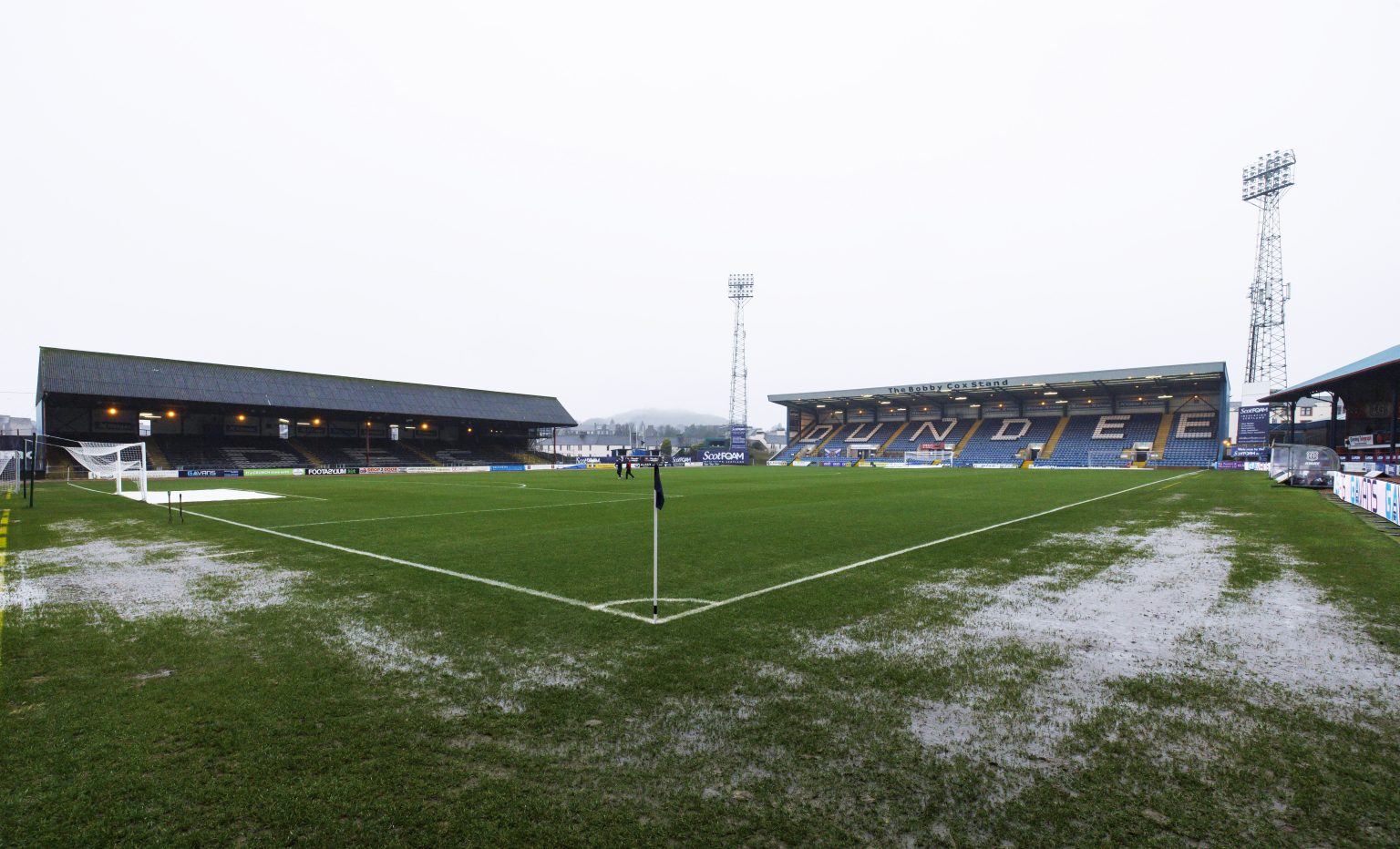 Dundee vs St Johnstone called off over waterlogged Dens Park pitch ...