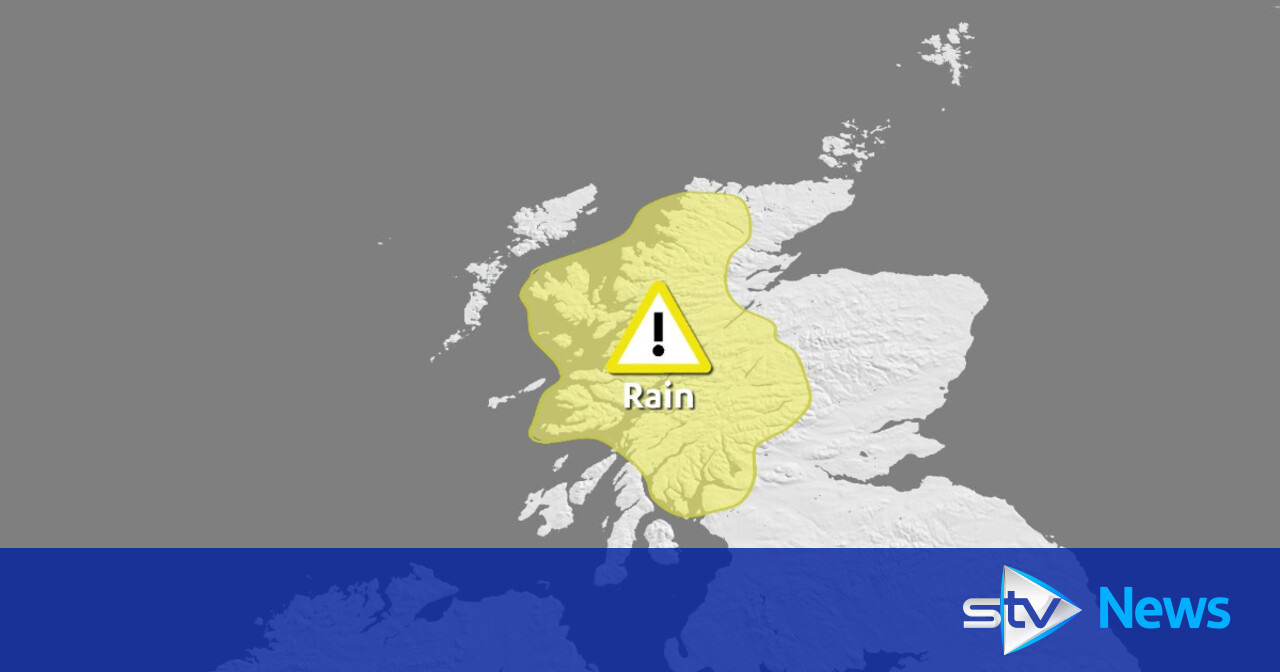 Philip Petrie: Yellow weather warning in place for heavy rain ahead of ...