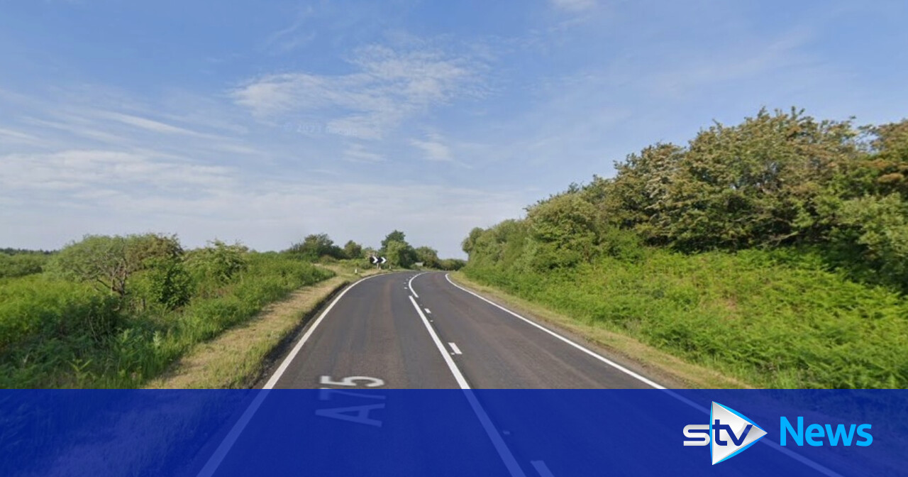 Three in hospital after two-car crash closes A75 for over nine hours ...