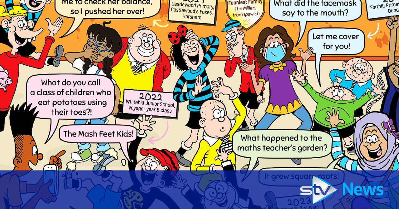 Beano launches hunt for Britain’s funniest children and teacher | STV News