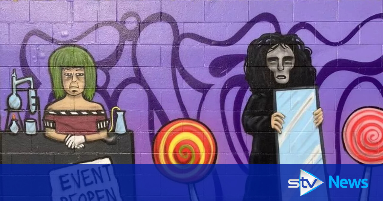 Glasgow Willy Wonka experience-inspired mural appears in city centre ...