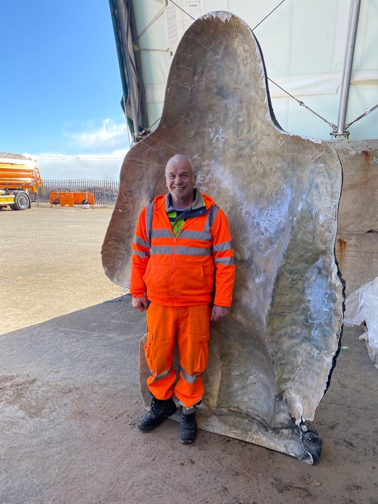 Gary the Gorilla stolen statue found under a hedge cut in half as owner ...