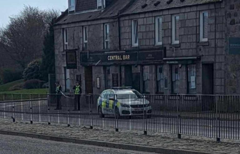 Aberdeen pub cordoned off by police after man hospitalised in ...