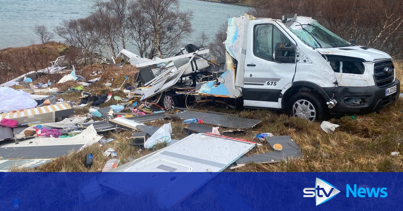 Family on NC500 'lucky' to be alive after Storm Kathleen destroys ...