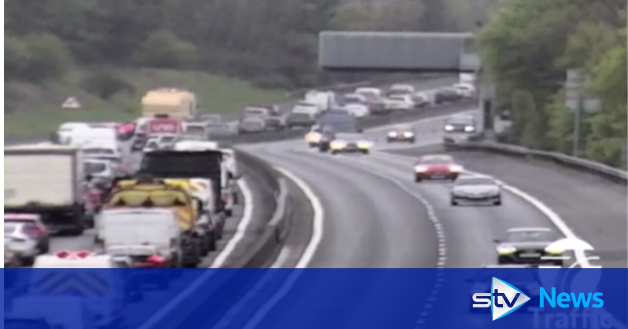 Rush hour disruption on A720 after crash and breakdown | STV News