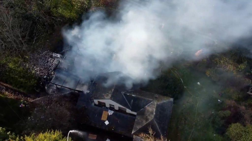 Firefighters battle 'deliberate' blaze overnight for 12 hours at ...