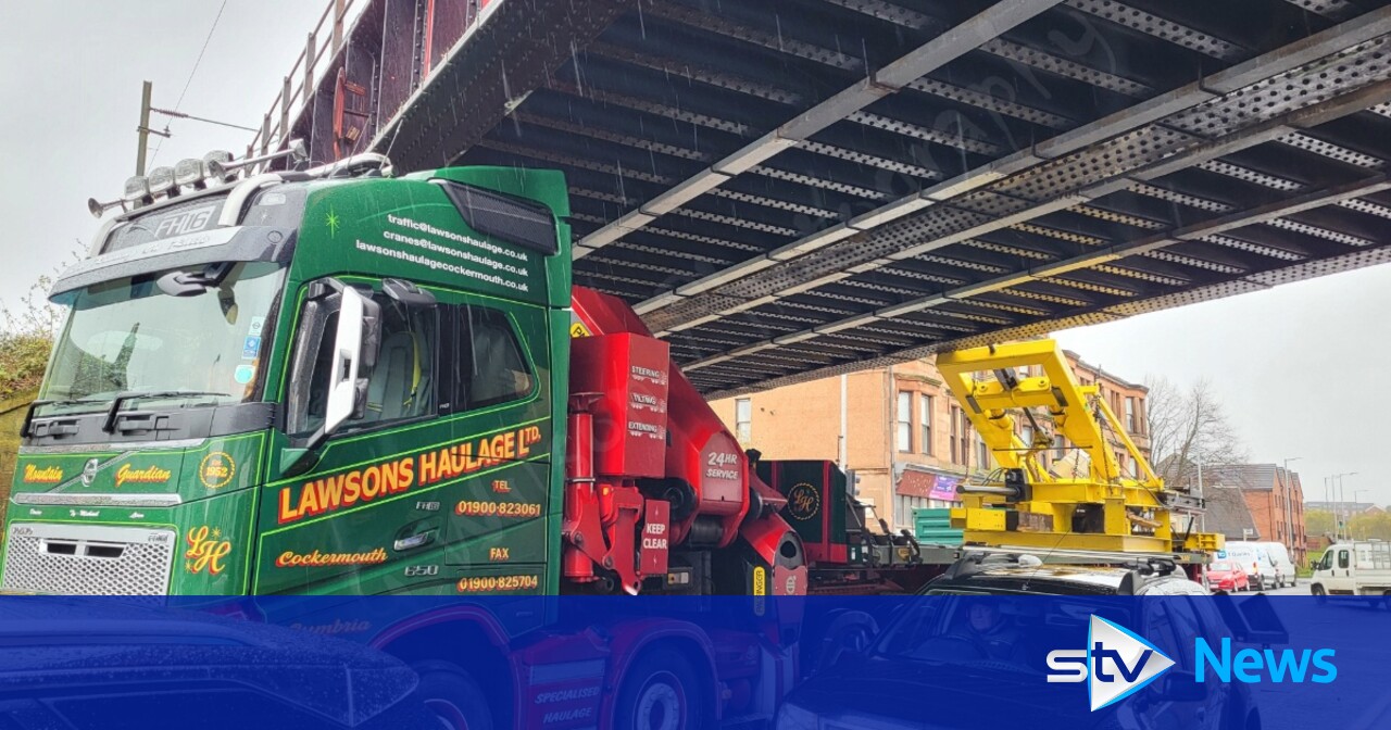 Train services disrupted after lorry strikes railway bridge again | STV ...