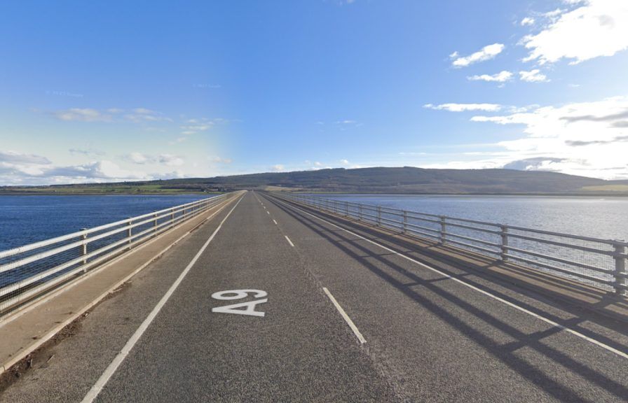 Multi-vehicle crash on A9 Dornoch Bridge at rush hour leaves debris on ...