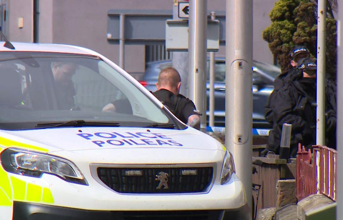 Armed police lock down Inverness street due to 'disturbance' | STV News