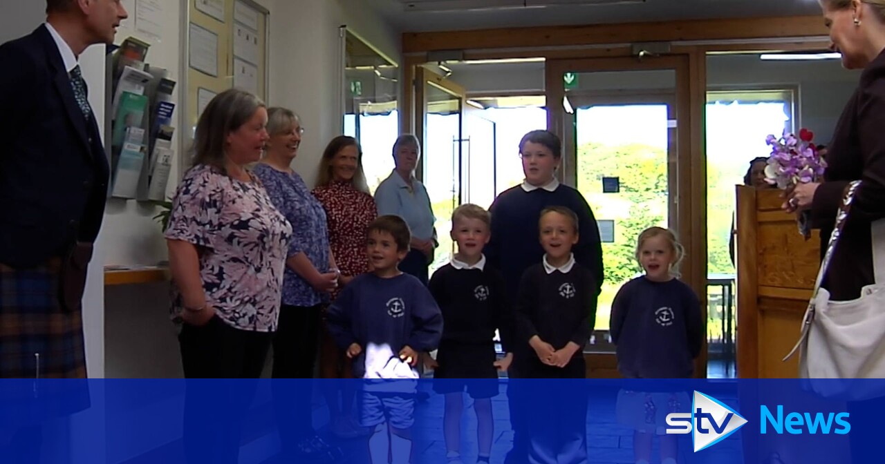 Children on Isle of Coll, also known as 'Katie Morag island', sing in ...