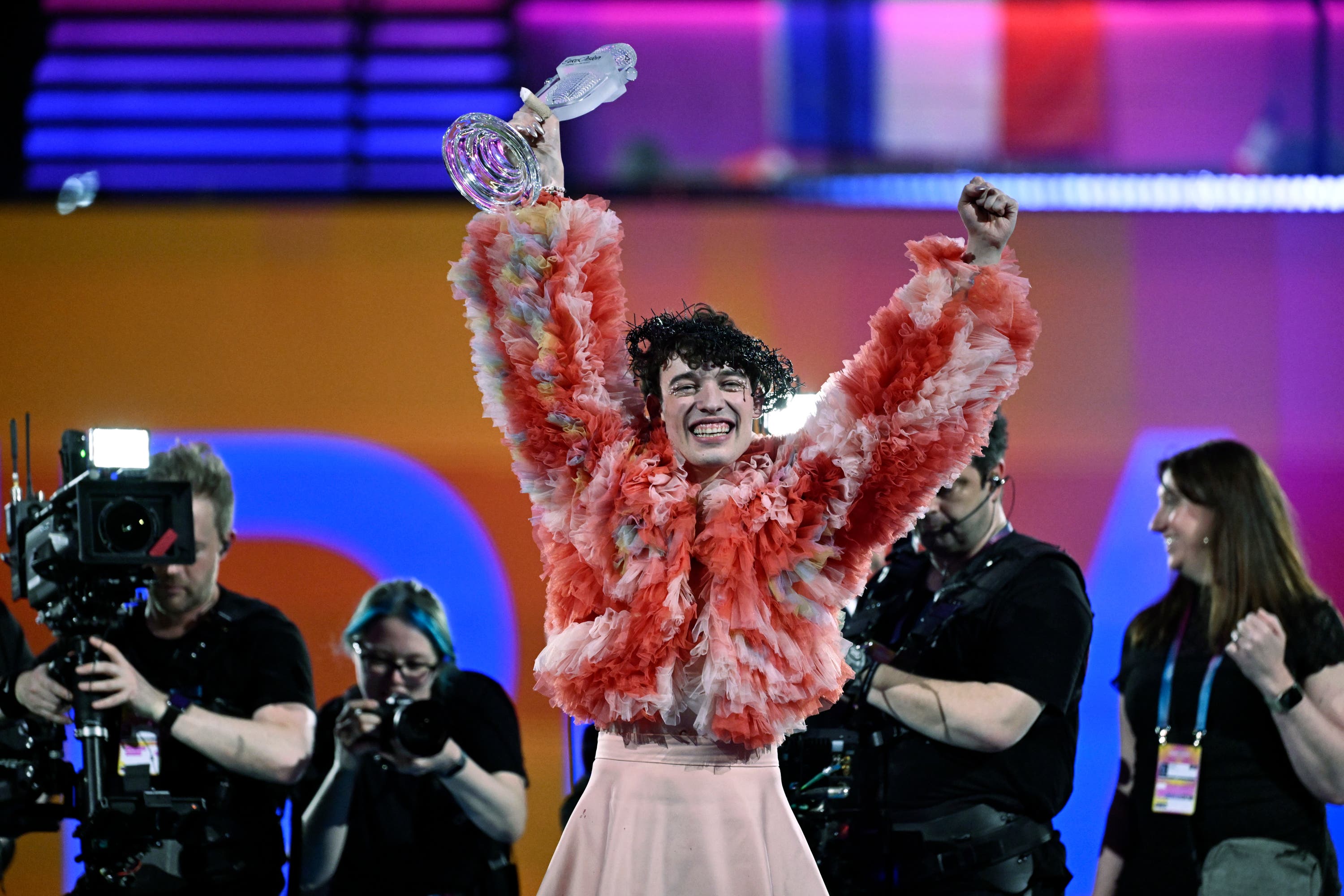 Swiss Eurovision winner Nemo says ‘intense’ furore made them really sad ...