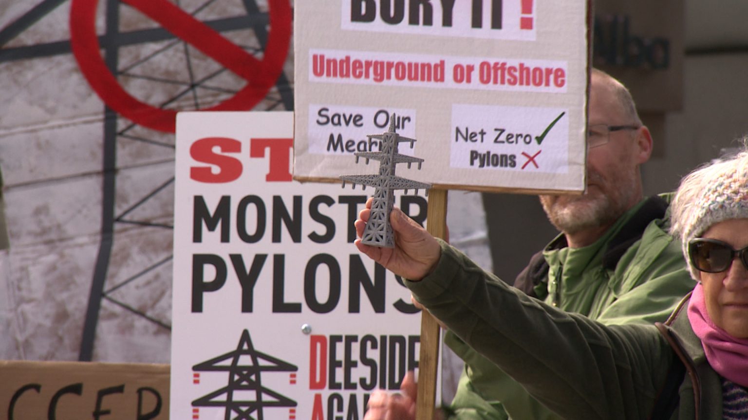 Campaigners take fight against SSEN's £20bn pylon plan across north ...