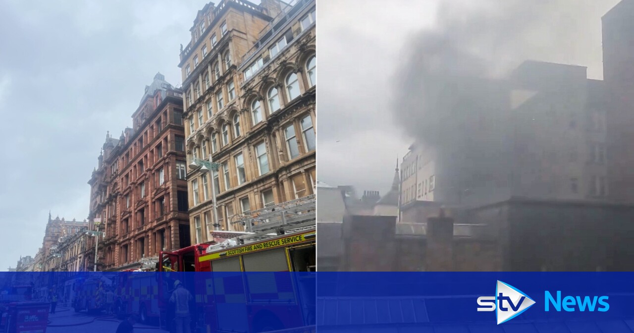 Emergency crews descend on Glasgow city centre amid fire in seven ...
