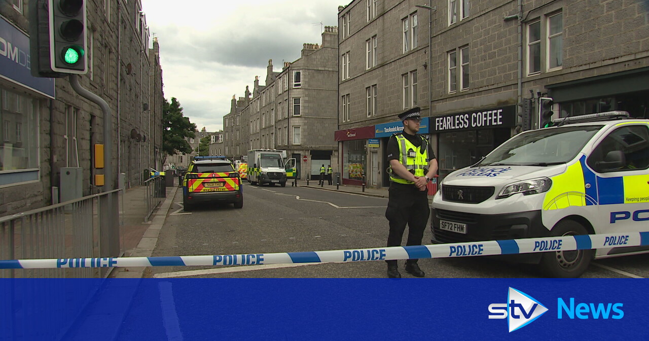Man's death in Rosemount area of Aberdeen treated as 'unexplained' as Wallfield Crescent closed ...