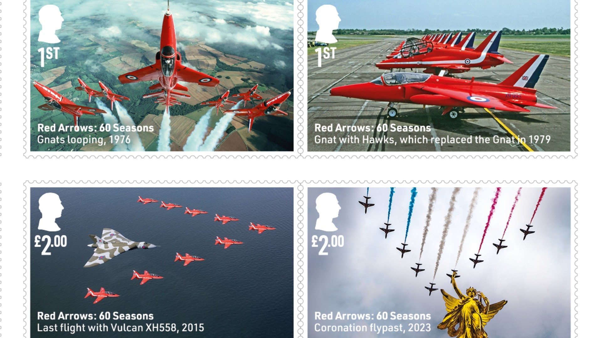 New stamps to mark 60th display season of the Red Arrows | STV News