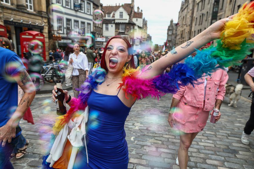 In Pictures: Edinburgh Pride parade 2024 sees thousands take to streets ...