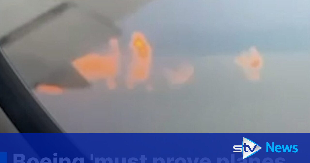 Boeing ‘must prove planes are safe’ after flight carrying school trip caught fire mid-air | STV News