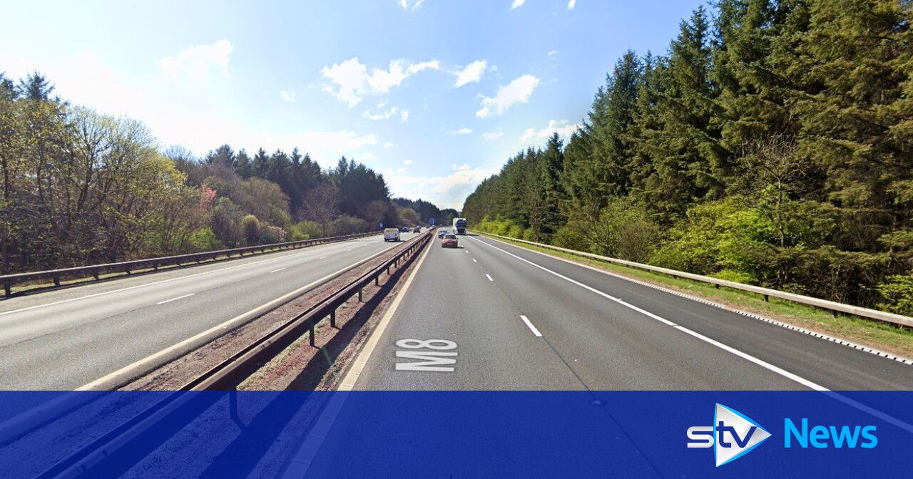 M8: Rush-hour delays of 30 minutes after car crash on motorway | STV News