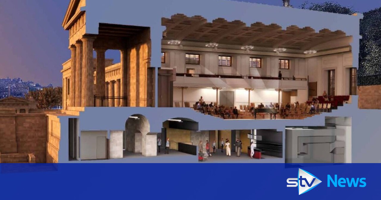 Plans to turn iconic landmark building into music centre approved | STV ...