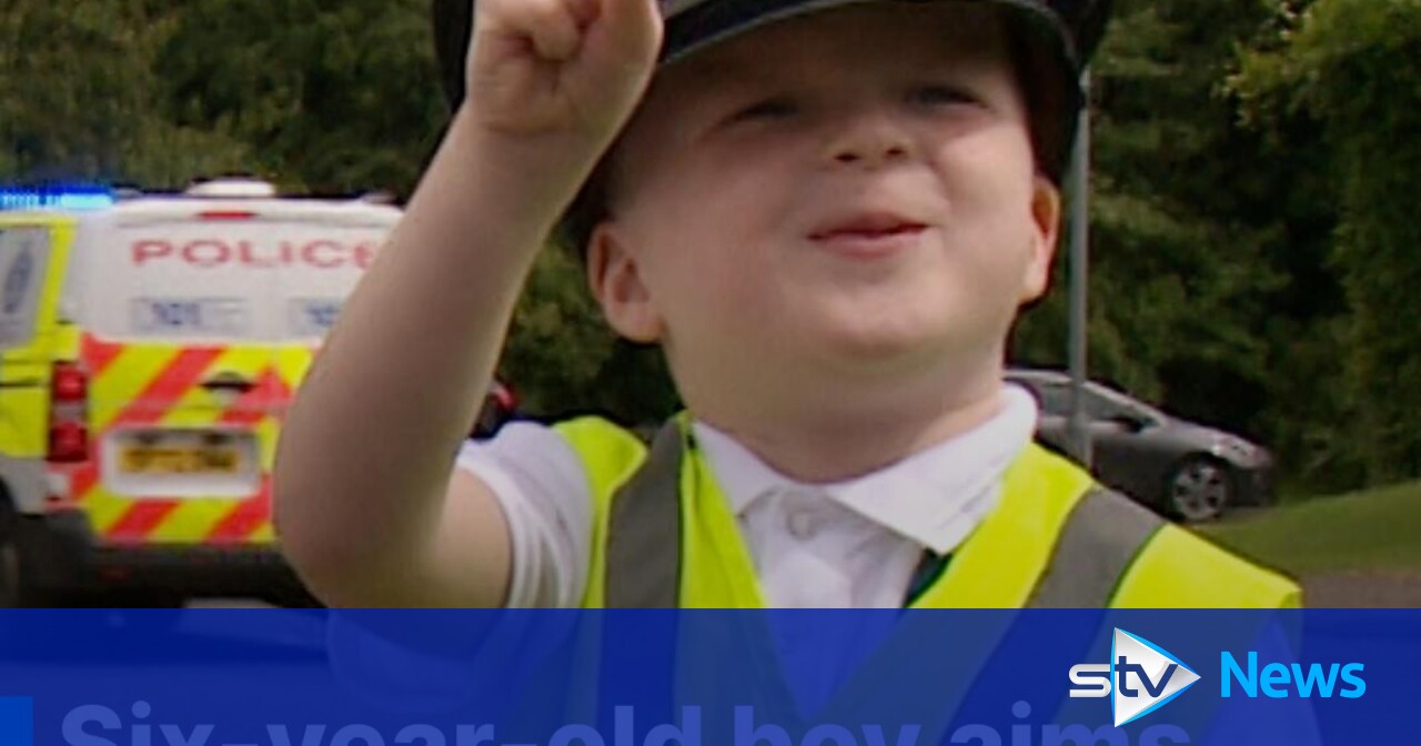 Police-obsessed youngster visits more than 50 stations across Scotland ...