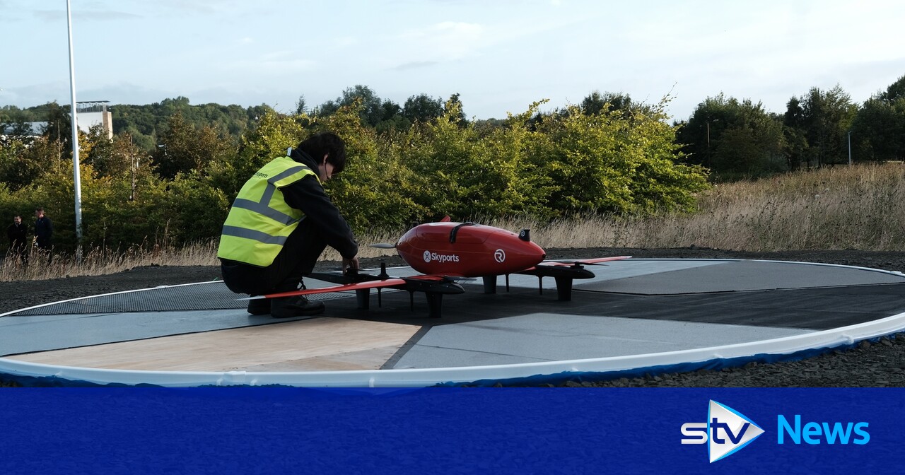 Drone carries NHS lab samples between health boards in Scottish first ...