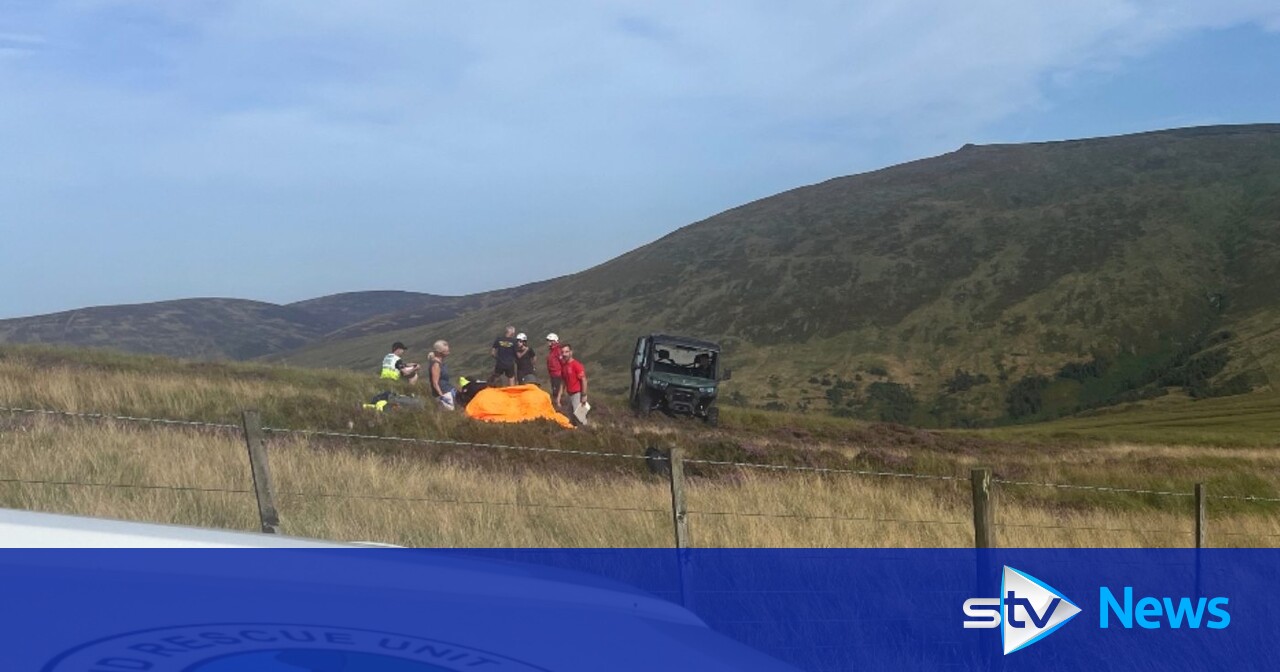 Father and son rescued from The Schill in the Cheviots after falling ...