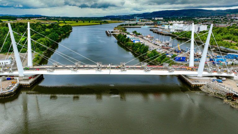 When will the new Renfrew Bridge on River Clyde open after project ...