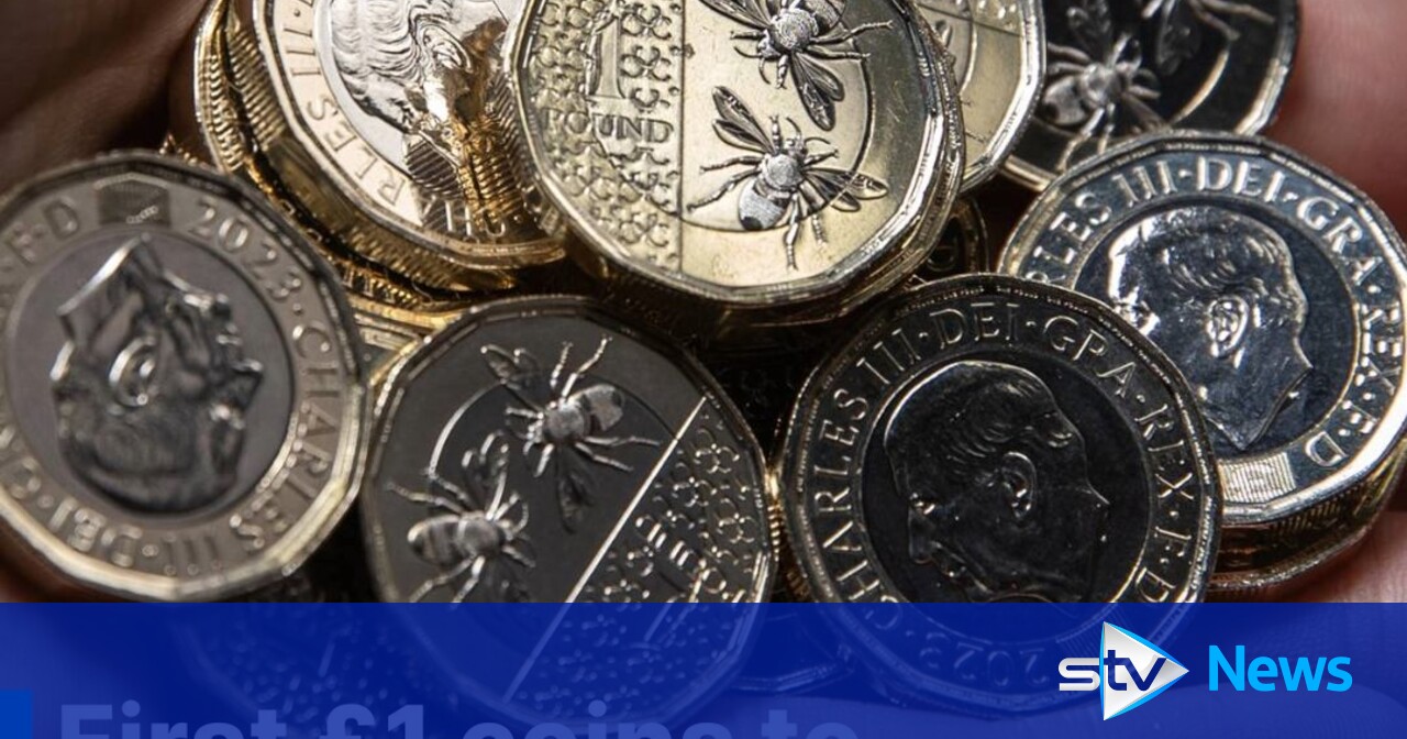 First £1 coins to feature King Charles enter circulation | STV News