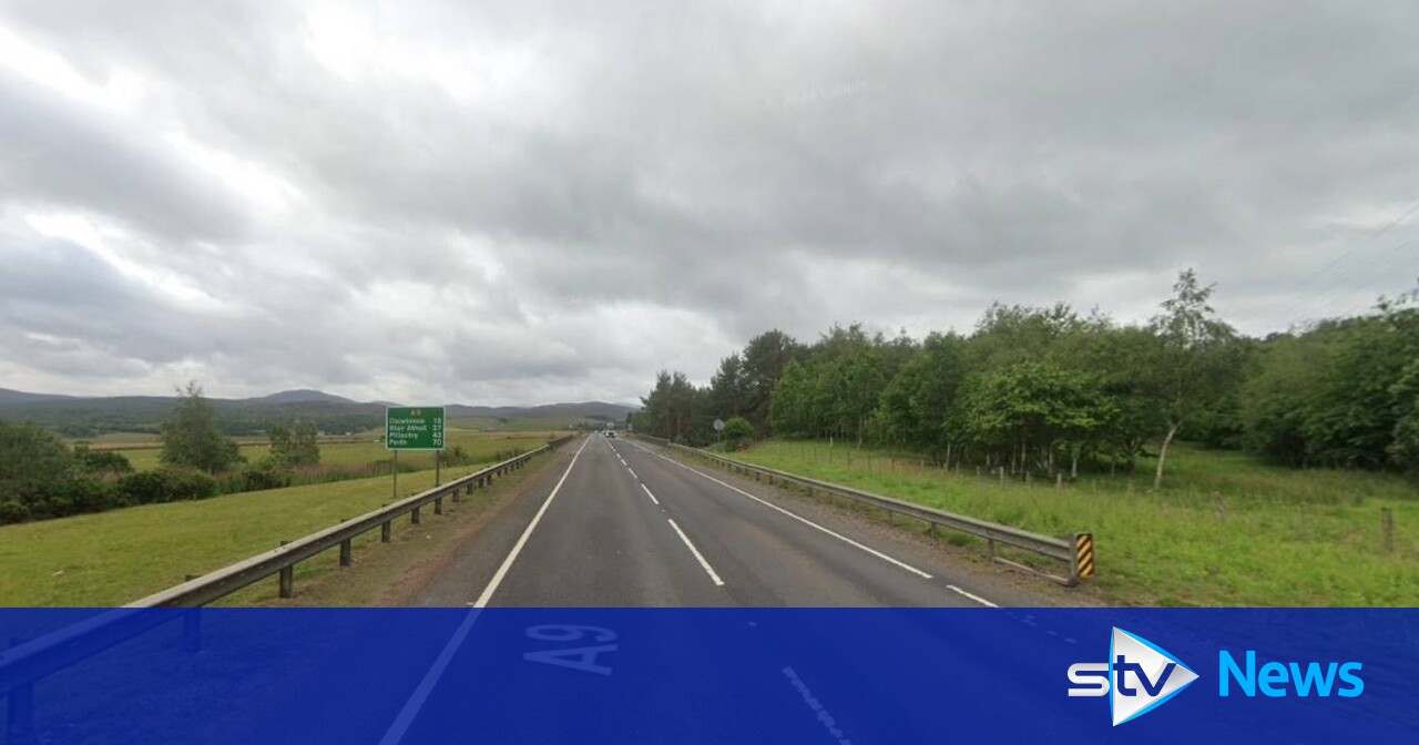 A9 carriageway closed after three-vehicle crash in the Highlands | STV News