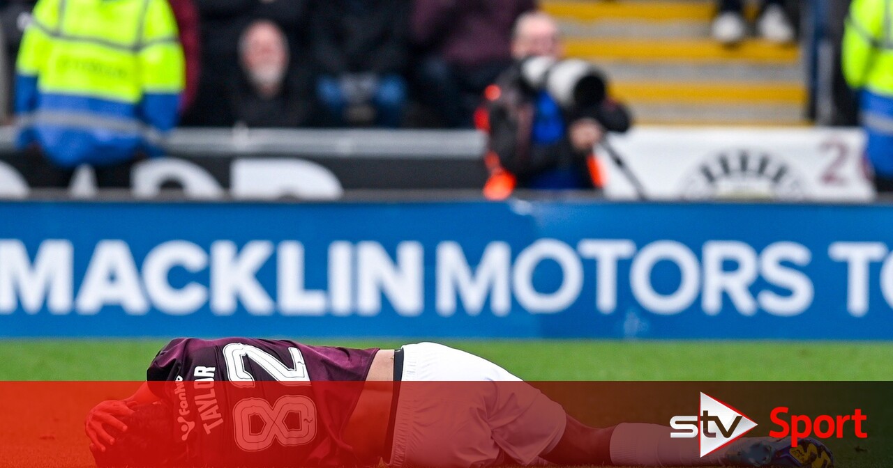 Hearts full-back Gerald Taylor set for spell on sidelines with knee ...