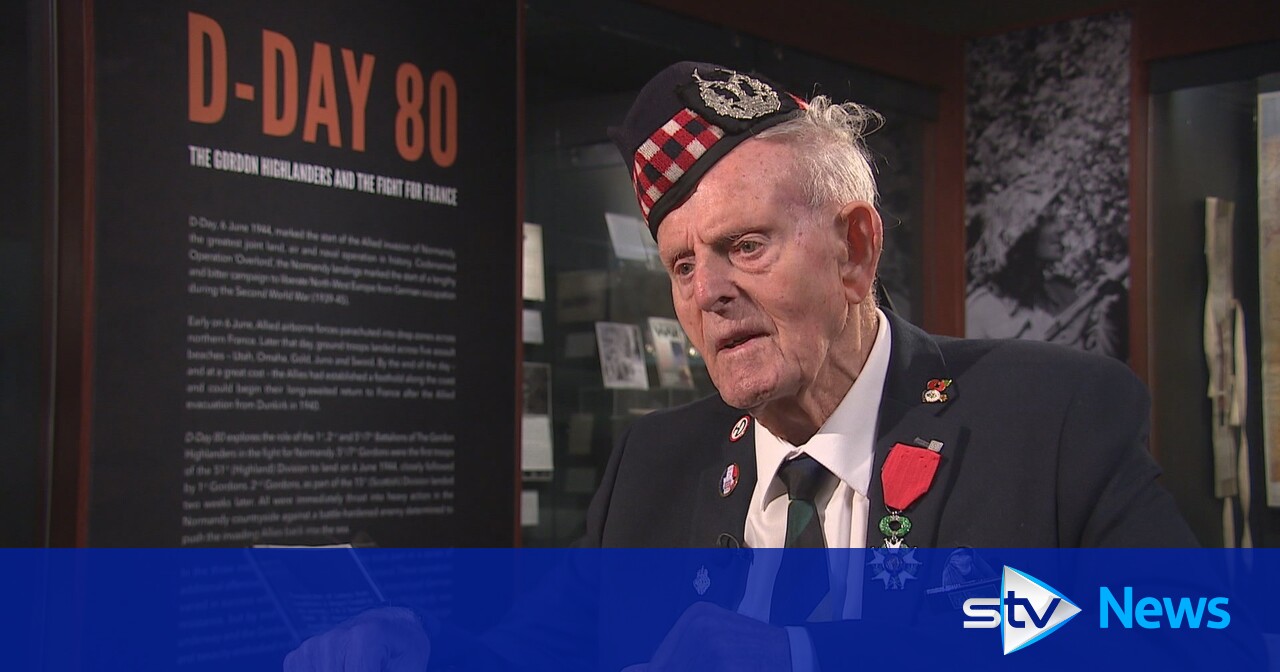 D-Day veteran Jim Glennie, 99, still volunteering at Aberdeen military ...