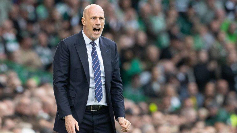 Rangers manager and players confronted by angry fans after Old Firm ...