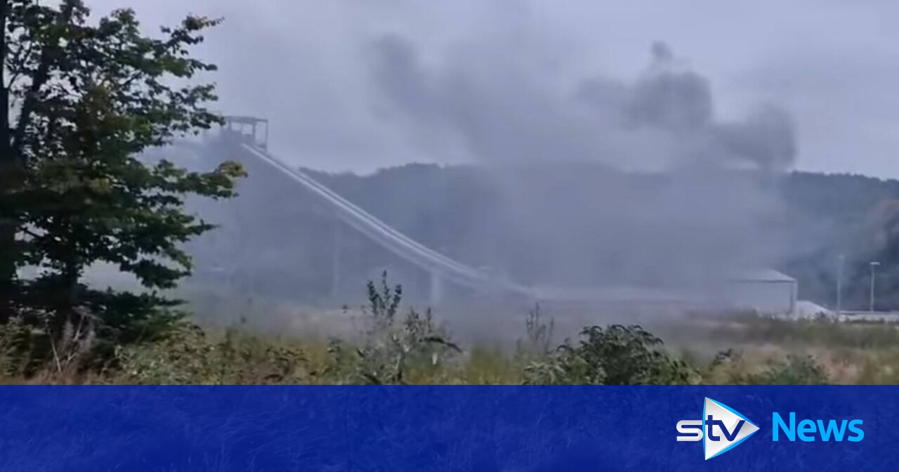 Glenrothes: Multiple fire crews rush to tackle biomass plant blaze ...