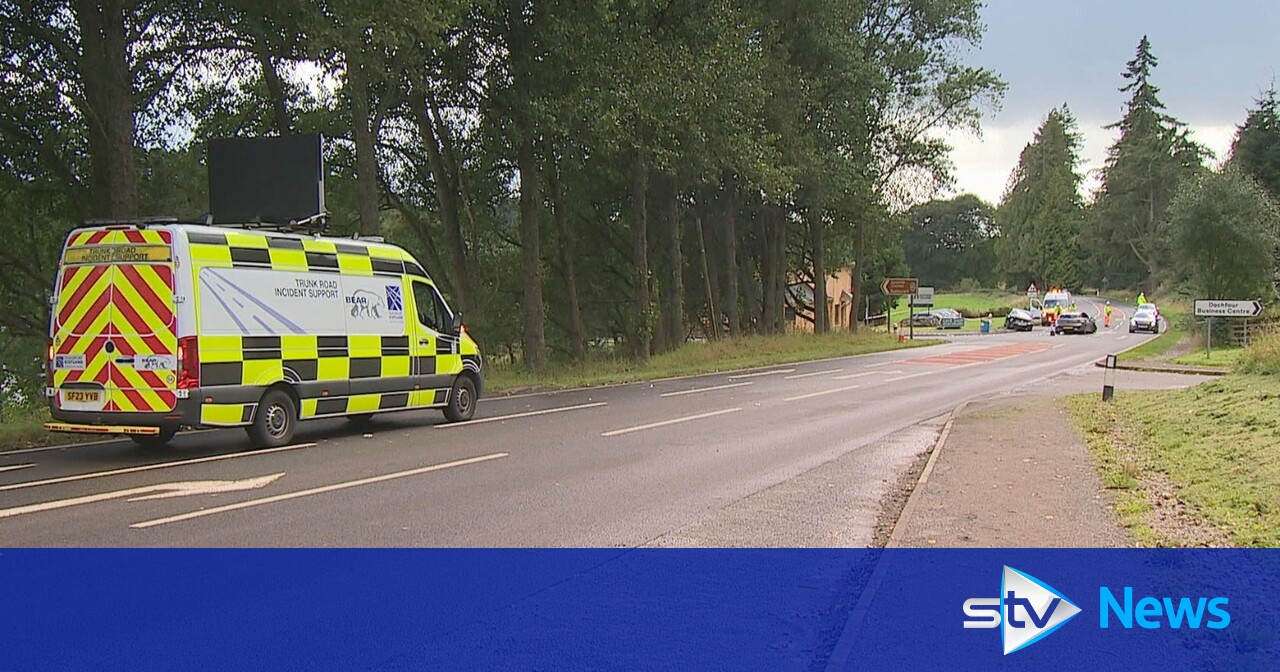 Firefighters cut person from car after crash involving two vehicles on ...