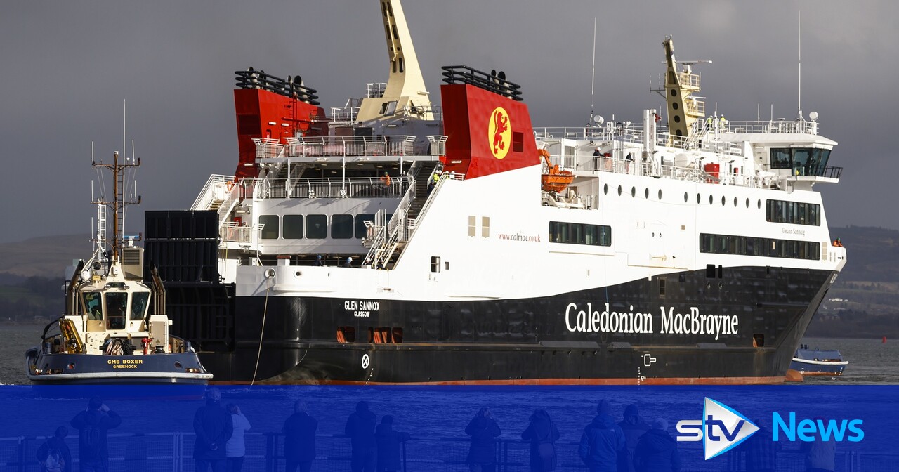 Years late and millions over-budget ferry finally delivered | STV News