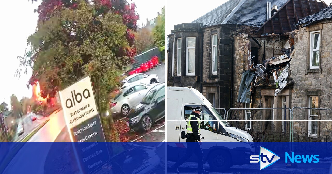 Alloa fatal home explosion: Video catches blast that killed one and ...