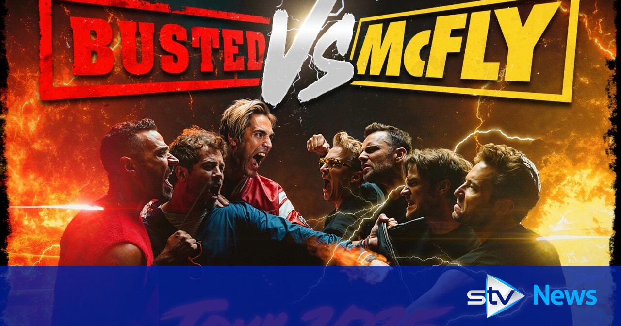 Busted vs McFly: Pop-rock bands announce 'face-off' tour with two dates ...