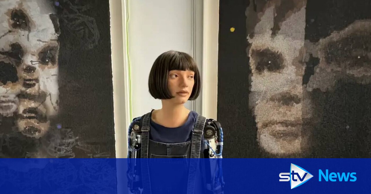 Robot artist Ai-Da to make history as portrait of Alan Turing goes to ...