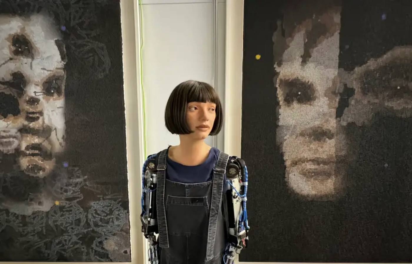 Robot artist Ai-Da to make history as portrait of Alan Turing goes to ...
