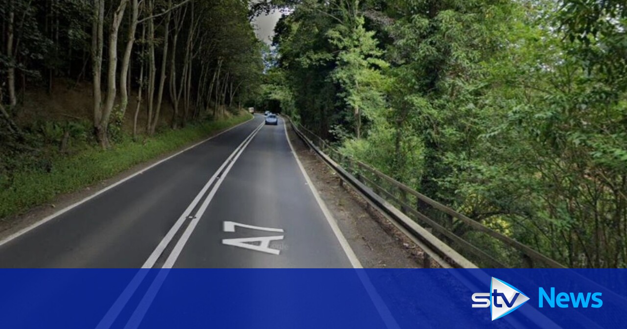 Man dies in hospital after multi-vehicle crash on A7 in Scottish ...