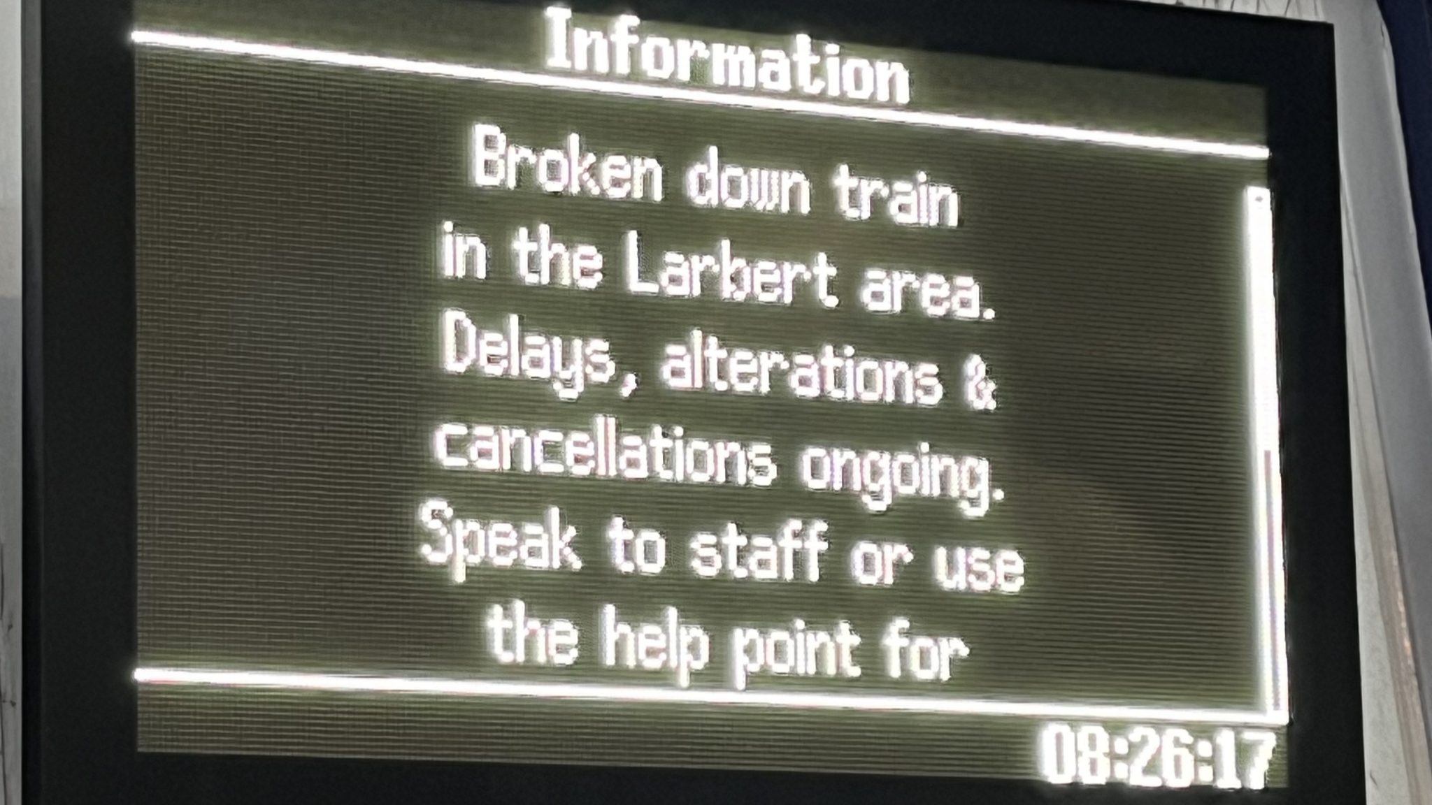ScotRail commuters face disruption due to broken down freight train on ... ScotRail commuters face disruption due to broken down freight train on ...