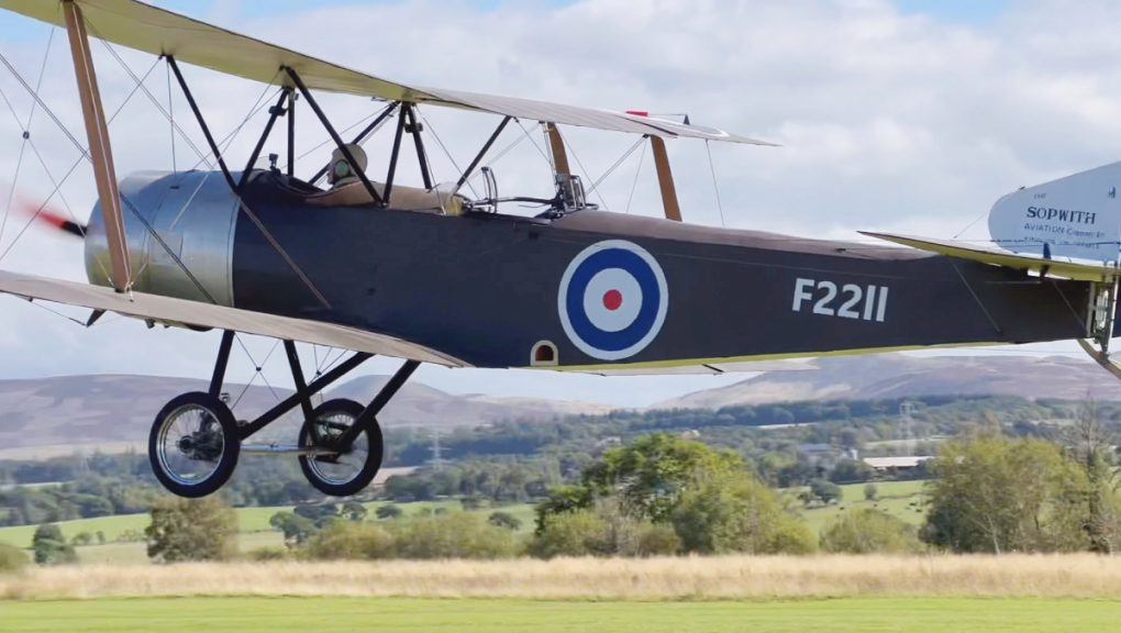 Grandads make history by flying homemade First World War fighter plane ...