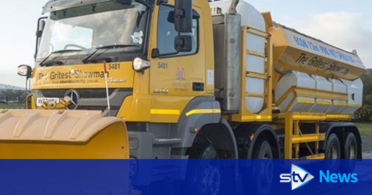 Gritters hit Aberdeen for first run of the season as temperatures to ...