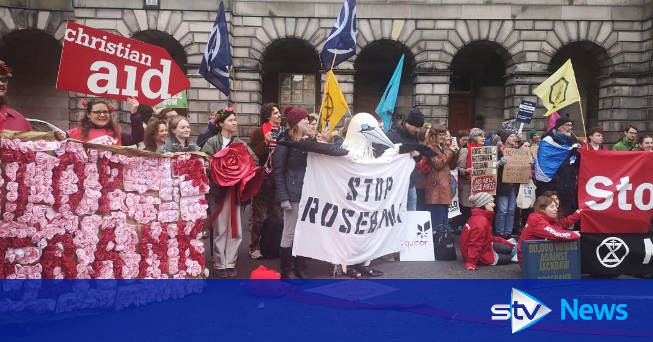 Climate activists protest as legal challenge against North Sea oil and ...